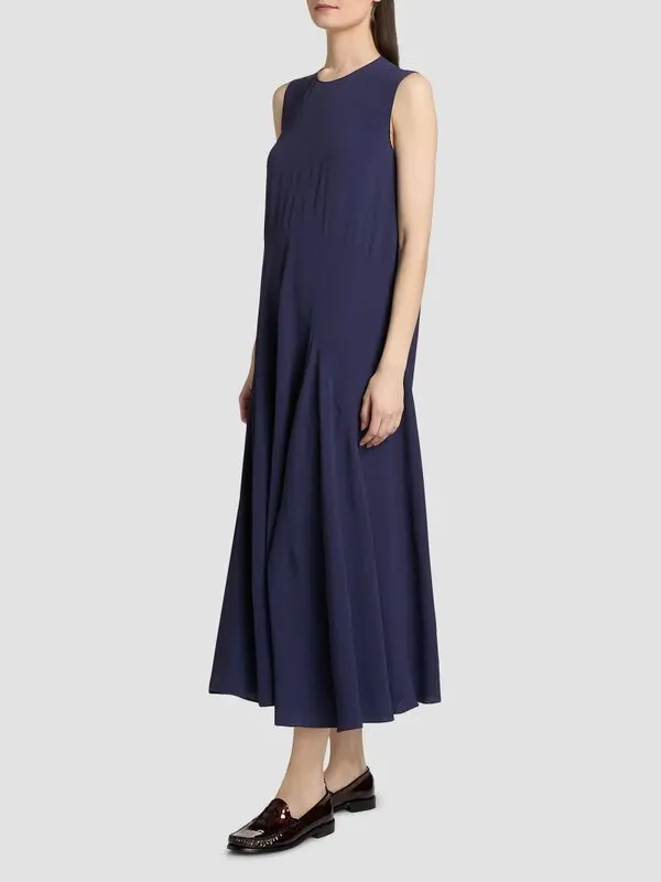 Marni Sleeveless Silk-blend Midi-dress