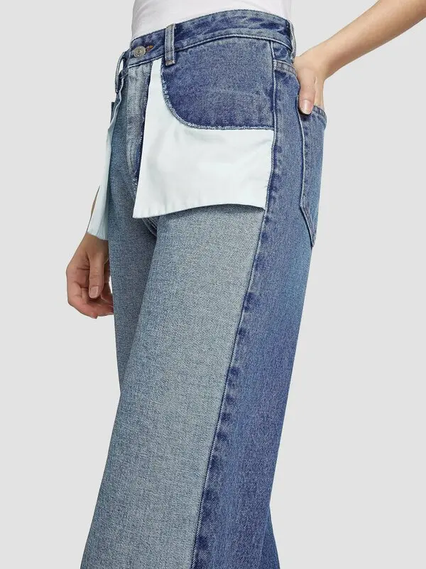 MAISON MARGIELA Reversed Five-pocket Straight-leg Jeans - Medium Blue