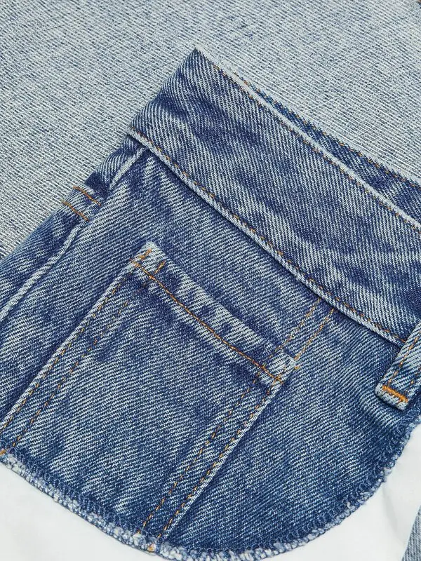 MAISON MARGIELA Reversed Five-pocket Straight-leg Jeans - Medium Blue