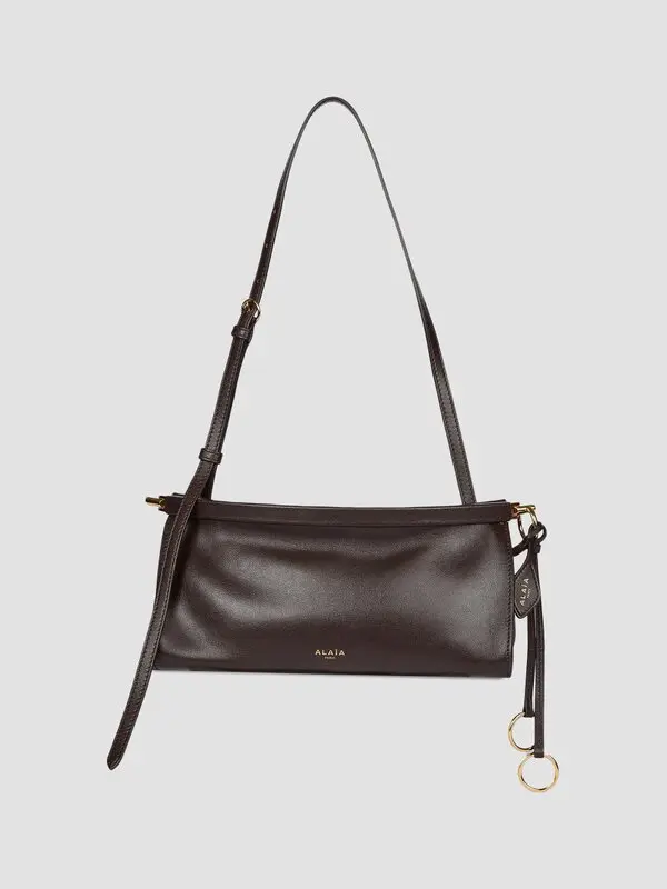 Alaïa Le Click Leather Shoulder Bag - Noir