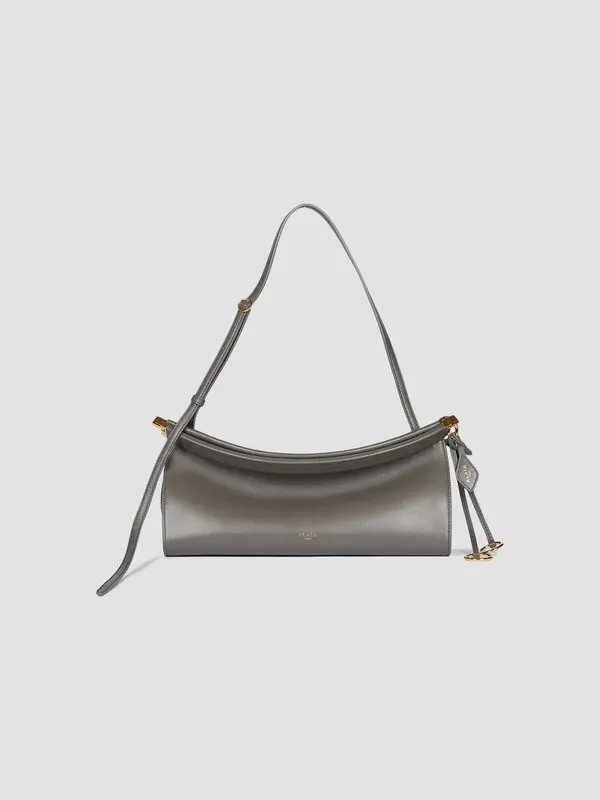 Alaïa Le Click East West Leather Shoulder Bag - Acier