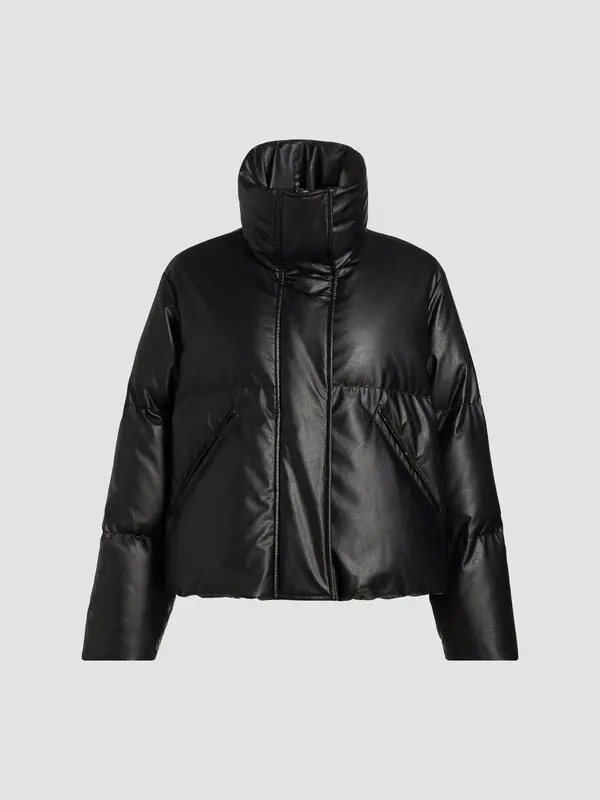 MAISON MARGIELA Faux Leather Down Jacket