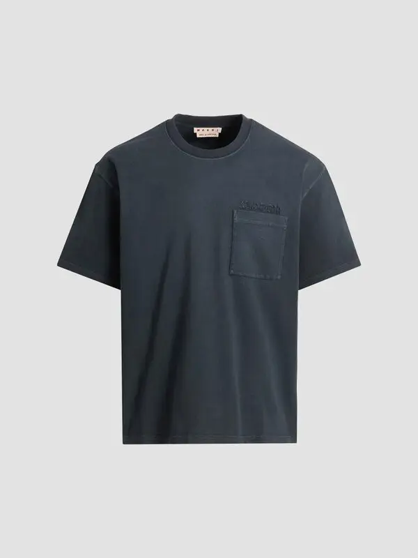 Marni Gart-dyed Cotton Crewneck T-shirt