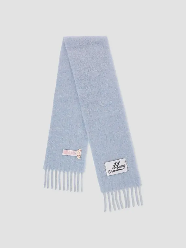 Marni Alpaca Fringe-trim Scarf