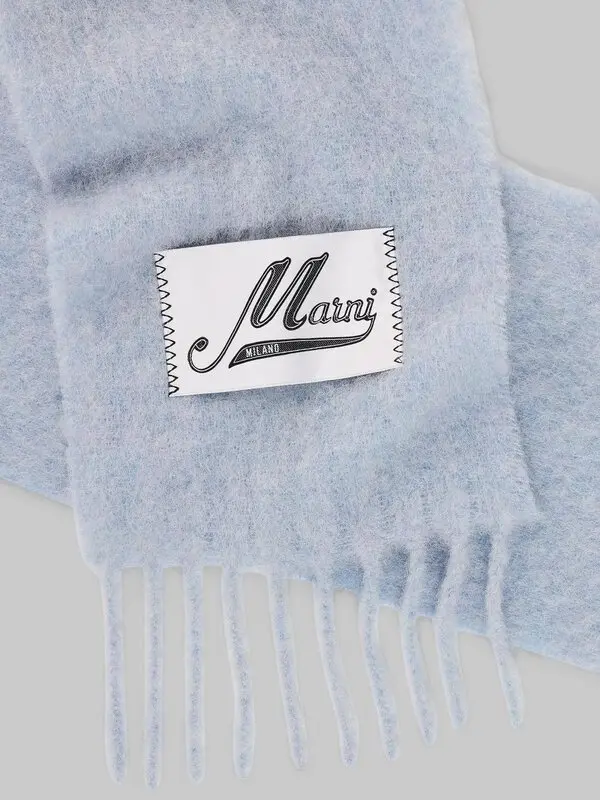 Marni Alpaca Fringe-trim Scarf