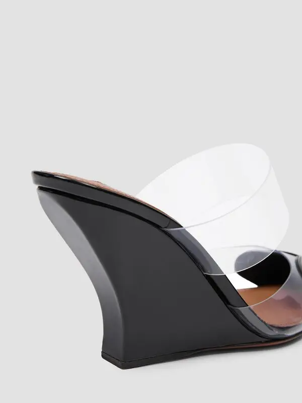 Alaïa 90mm Heart-toe Wedge Mules