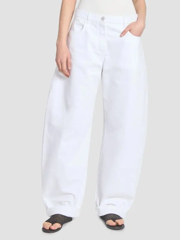 Alaïa Barrel Mid-rise Jeans