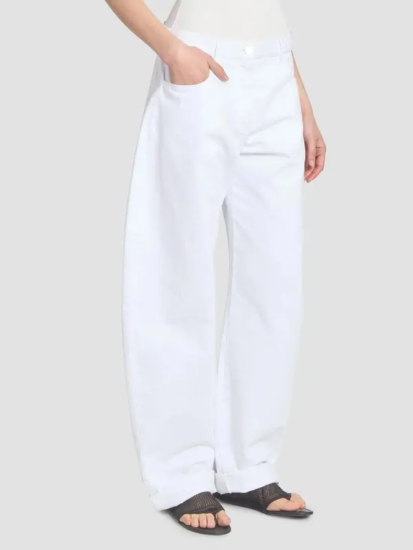 Alaïa Barrel Mid-rise Jeans