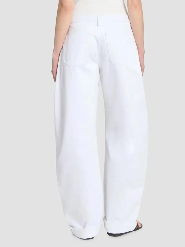 Alaïa Barrel Mid-rise Jeans