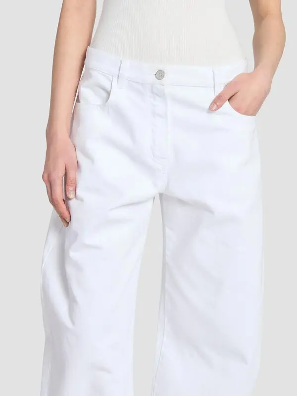 Alaïa Barrel Mid-rise Jeans