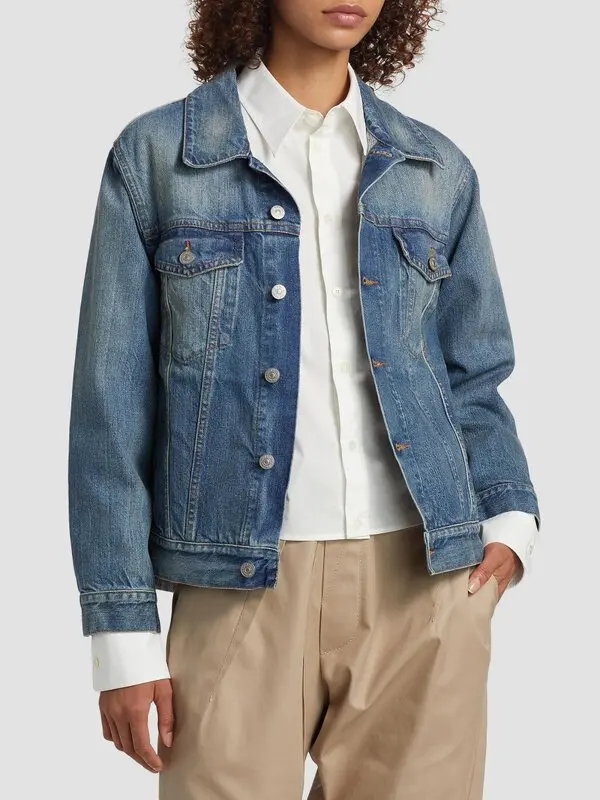 MAISON MARGIELA Denim Button-front Jacket