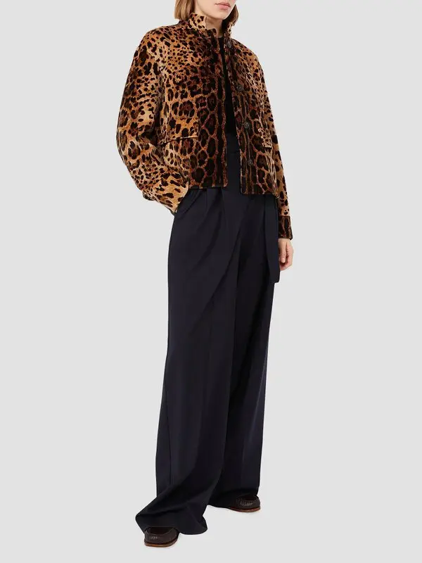 Max Mara High Waisted Woollen Cloth Trousers