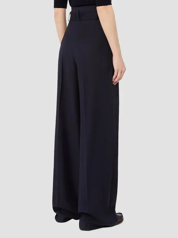 Max Mara High Waisted Woollen Cloth Trousers