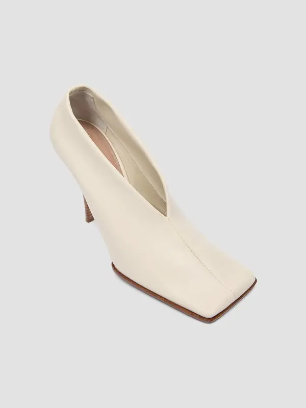 Alaïa 90mm Leather Square-toe Pumps