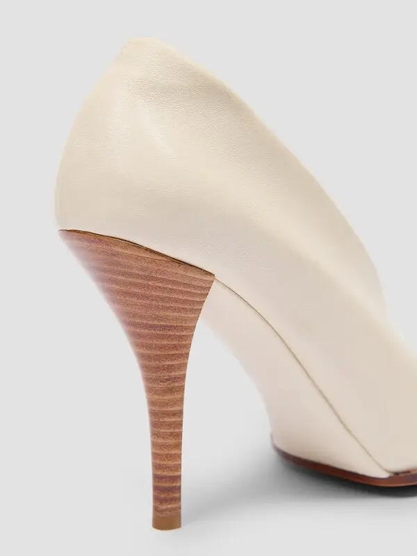 Alaïa 90mm Leather Square-toe Pumps