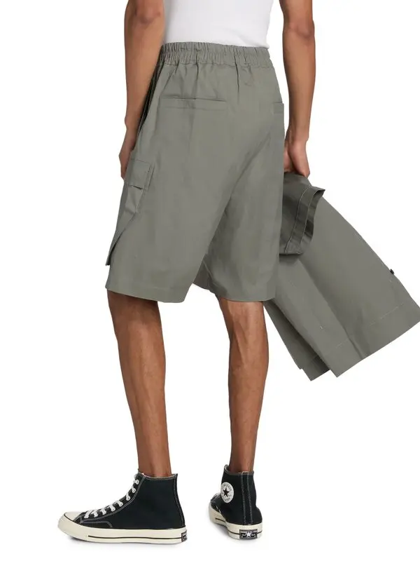 Rick Owens Cargobela Stretch-cotton Shorts