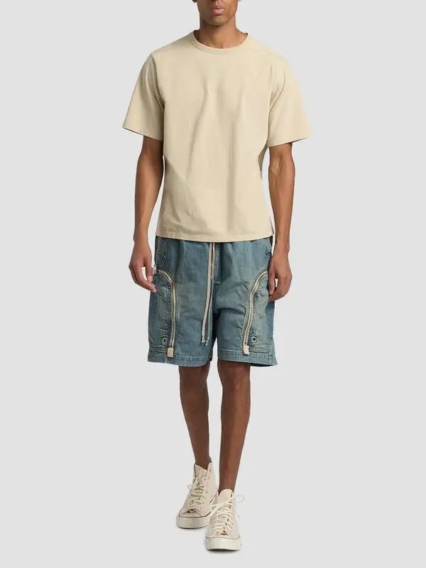 Rick Owens Brad Cotton T-shirt - Sand