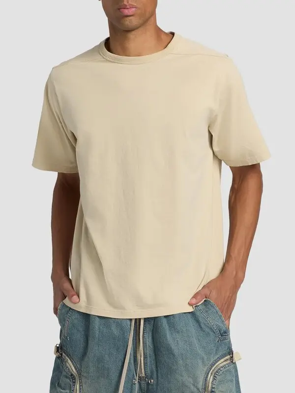 Rick Owens Brad Cotton T-shirt - Sand