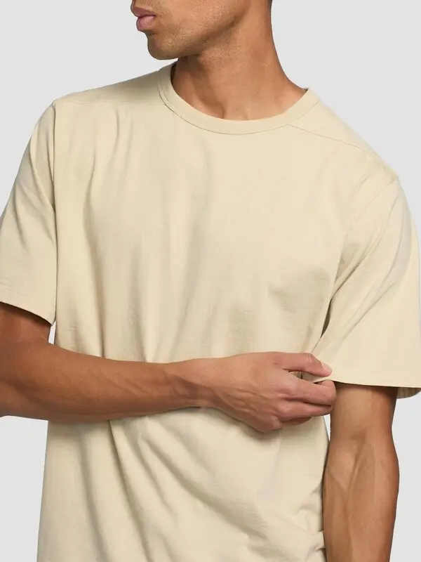 Rick Owens Brad Cotton T-shirt - Sand