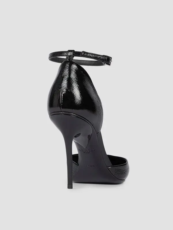 Alaïa 90mm Patent Leather D'orsay Pumps - Noir