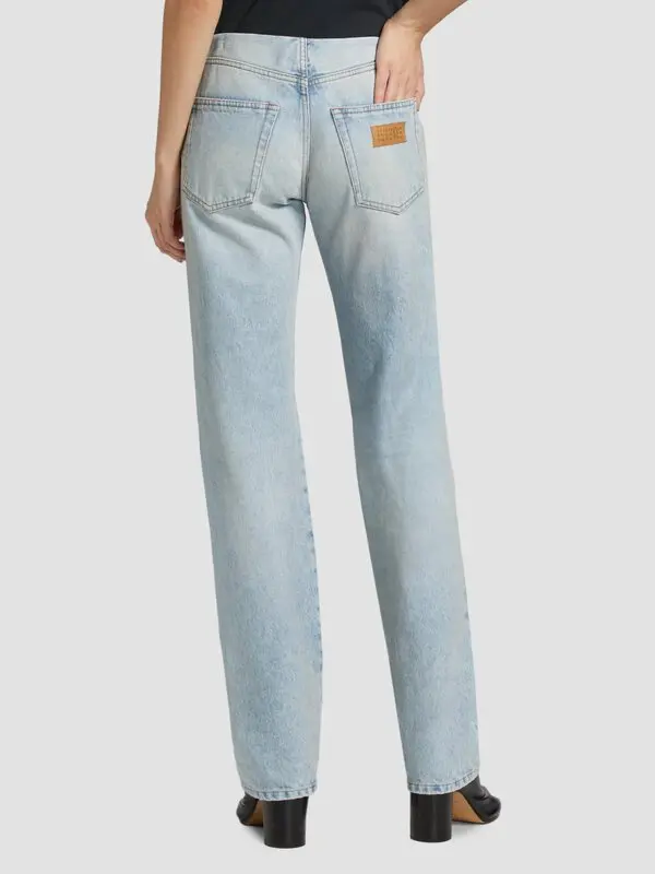 MAISON MARGIELA Patchwork Denim Pants - Medium Blue