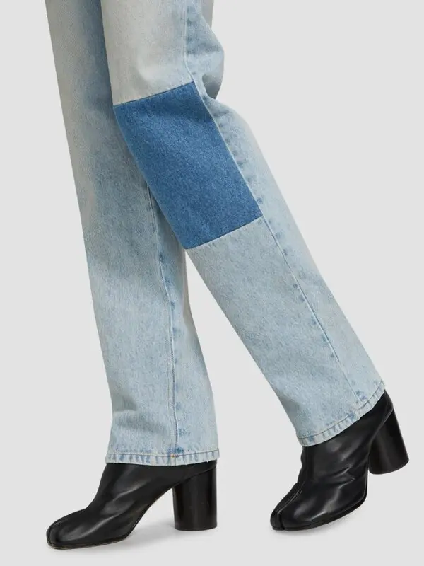 MAISON MARGIELA Patchwork Denim Pants - Medium Blue