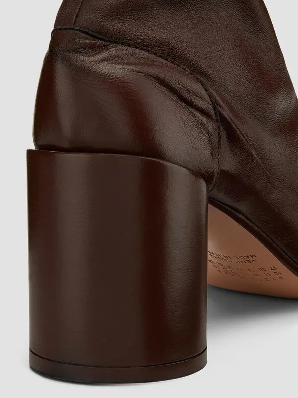 MAISON MARGIELA 70mm Leather Ankle Boots