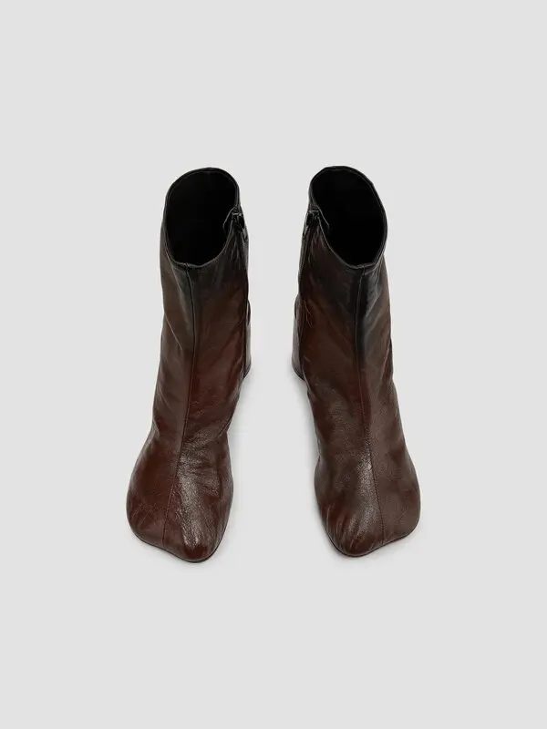 MAISON MARGIELA 70mm Leather Ankle Boots