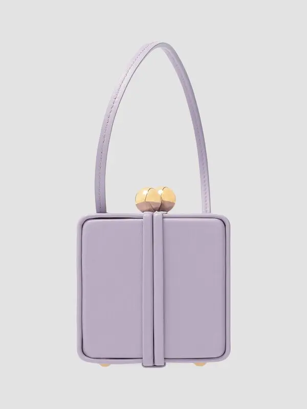 Carolina Herrera Mimi Leather Top Handle Bag