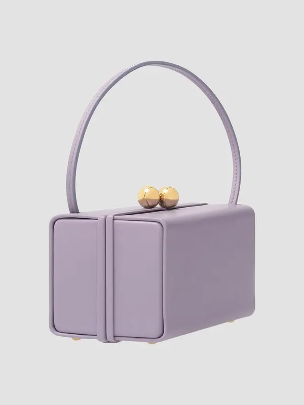 Carolina Herrera Mimi Leather Top Handle Bag