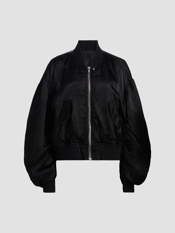 Rick Owens Secchia Flight Jacket - Black