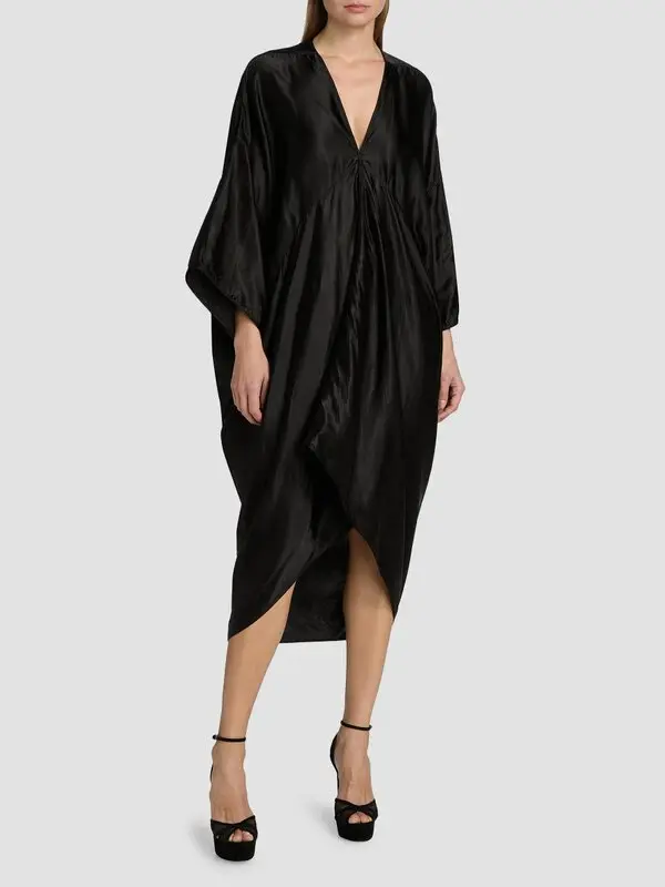 Rick Owens Tommykite Satin Tunic