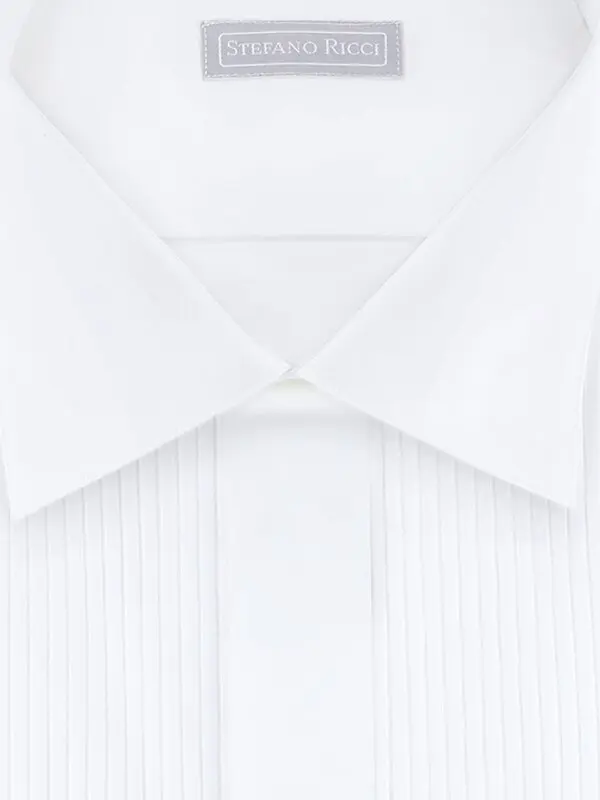 Stefano Ricci Cotton Tuxedo Shirt