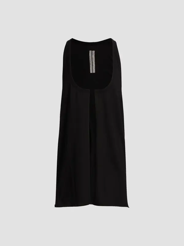 Rick Owens Pony Open-front Cotton Tank