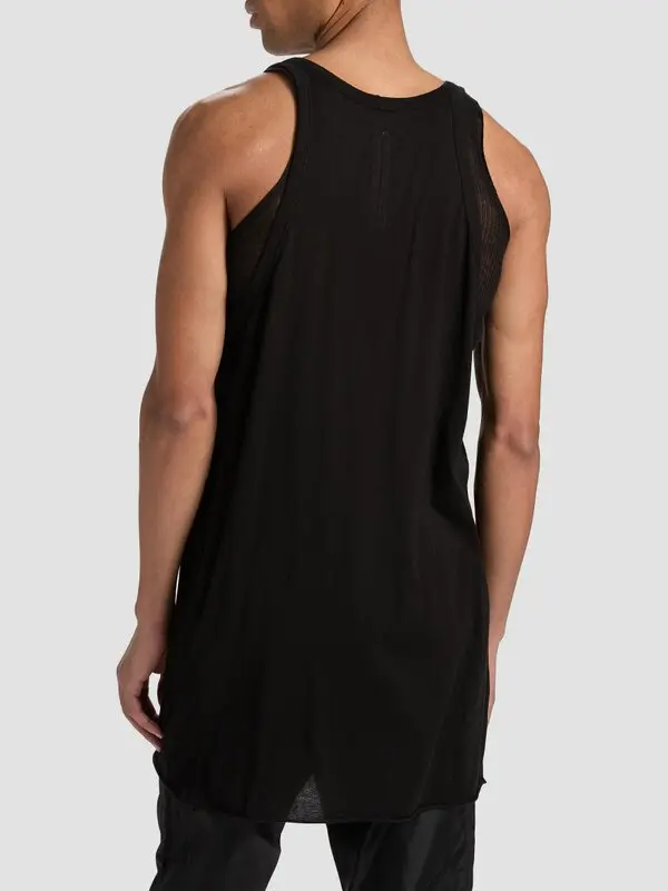 Rick Owens Pony Open-front Cotton Tank