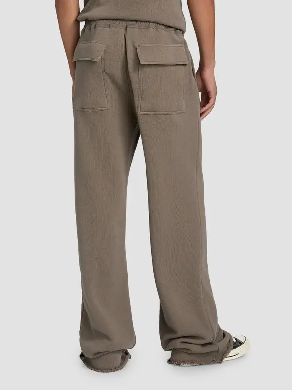 Rick Owens Dietrich Cotton Wide-leg Pants