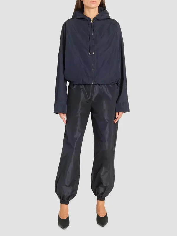Alaïa Hooded Windbreaker Jacket