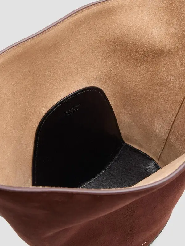 Alaïa Hip Small Suede Bucket Bag