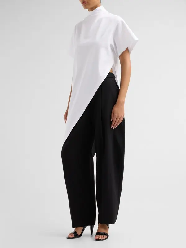 Alaïa Triangle Cotton Jersey T-shirt