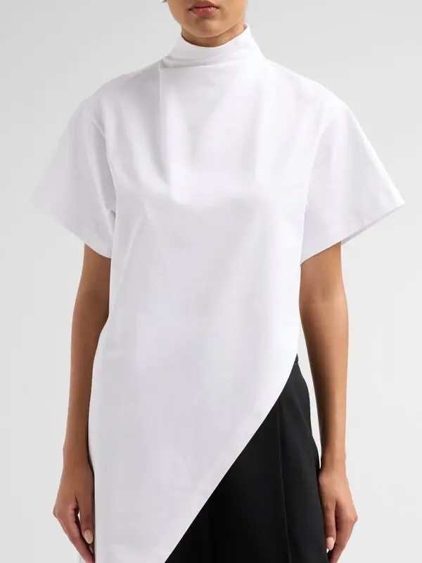 Alaïa Triangle Cotton Jersey T-shirt