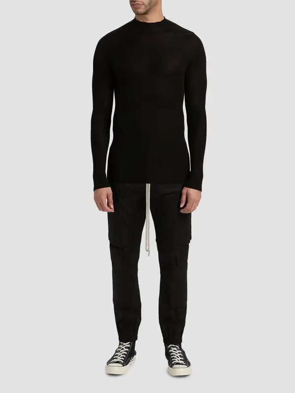 Rick Owens Rib-knit Wool Sweater