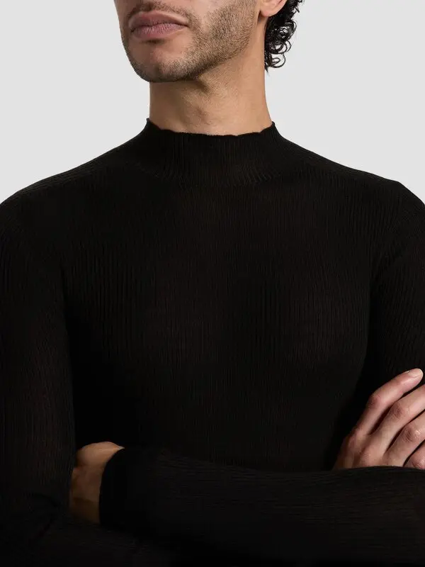 Rick Owens Rib-knit Wool Sweater
