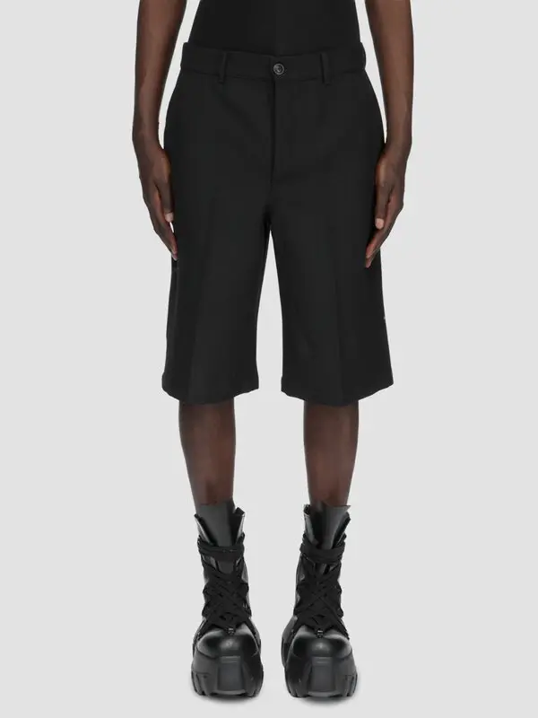 Rick Owens New Wool Work Shorts
