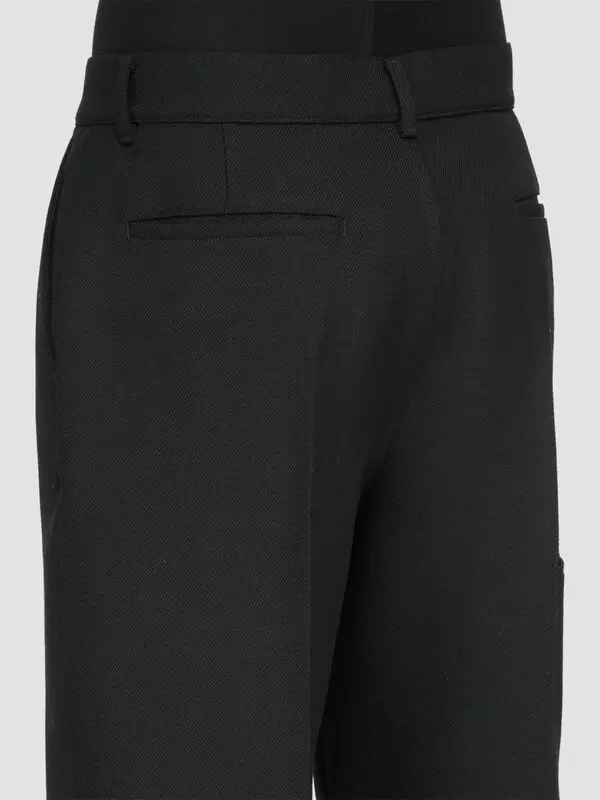 Rick Owens New Wool Work Shorts