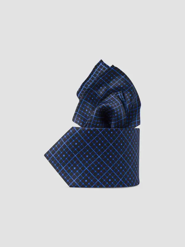 Stefano Ricci Luxury Silk Tie Set - Blue