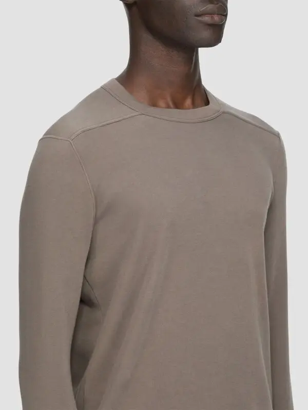 Rick Owens Level Long-sleeve Cotton T-shirt