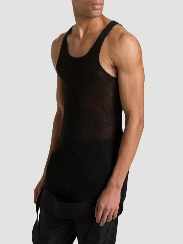 Rick Owens Maglia Cashmere Knit Tank