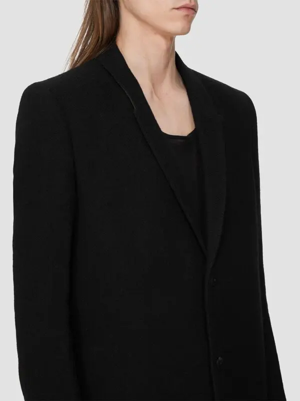 Rick Owens Concordian New Wool Coat