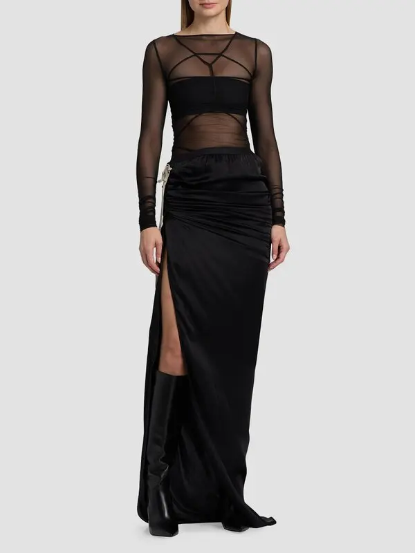 Rick Owens Edfu Fluid Maxi Skirt