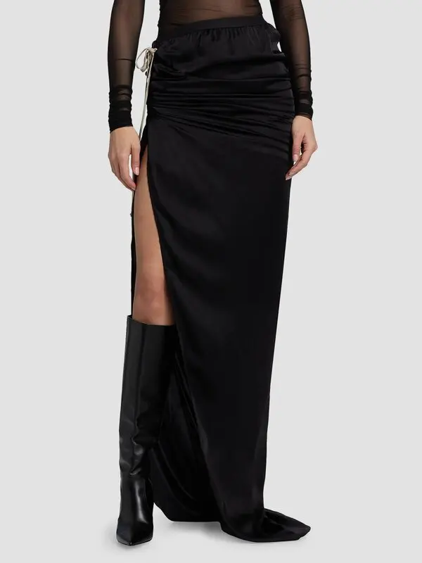 Rick Owens Edfu Fluid Maxi Skirt